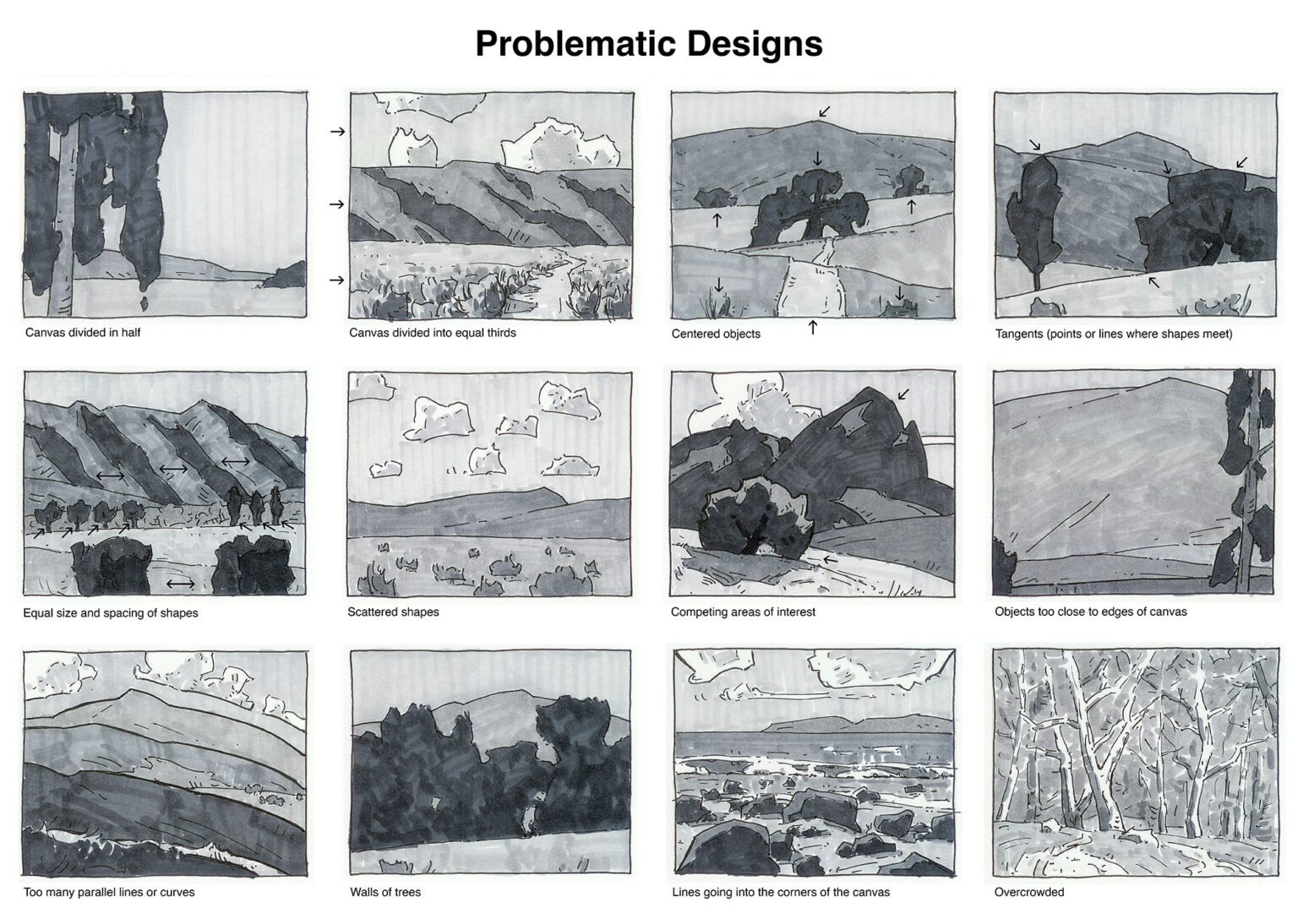 Design Your Way to Better Paintings :: Composition is King ...
